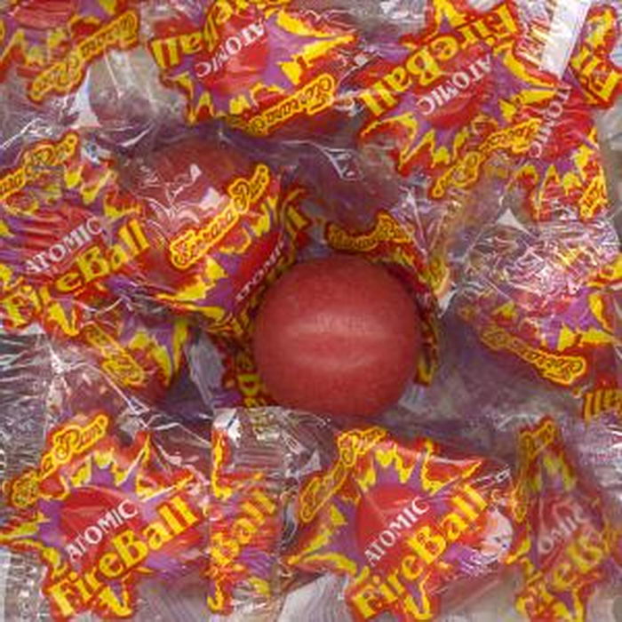 red fireball sweets